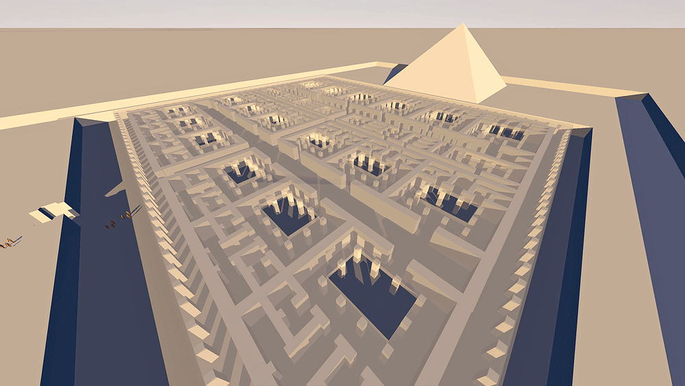 Pyramid and Labyrinth of Hawara