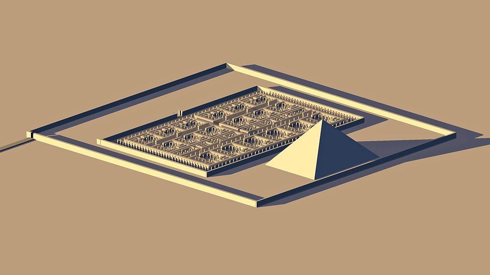 Pyramid and Labyrinth of Hawara